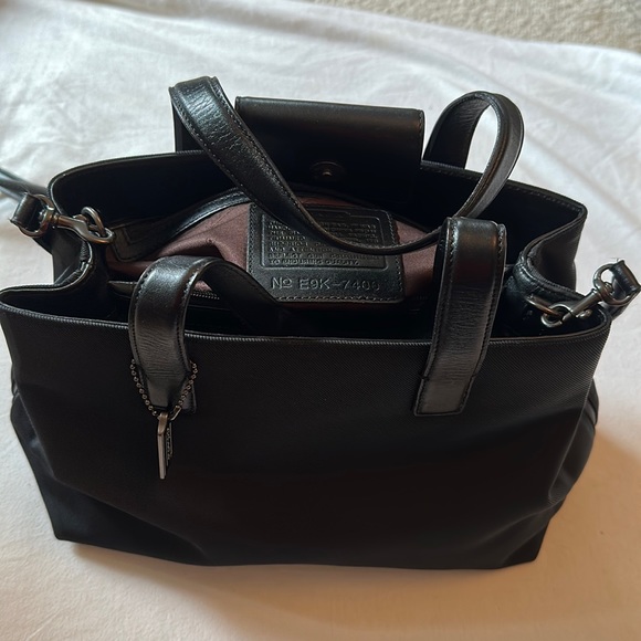Coach | Bags | Coach Black Handbag Purse E9k740 Hangtag | Poshmark
